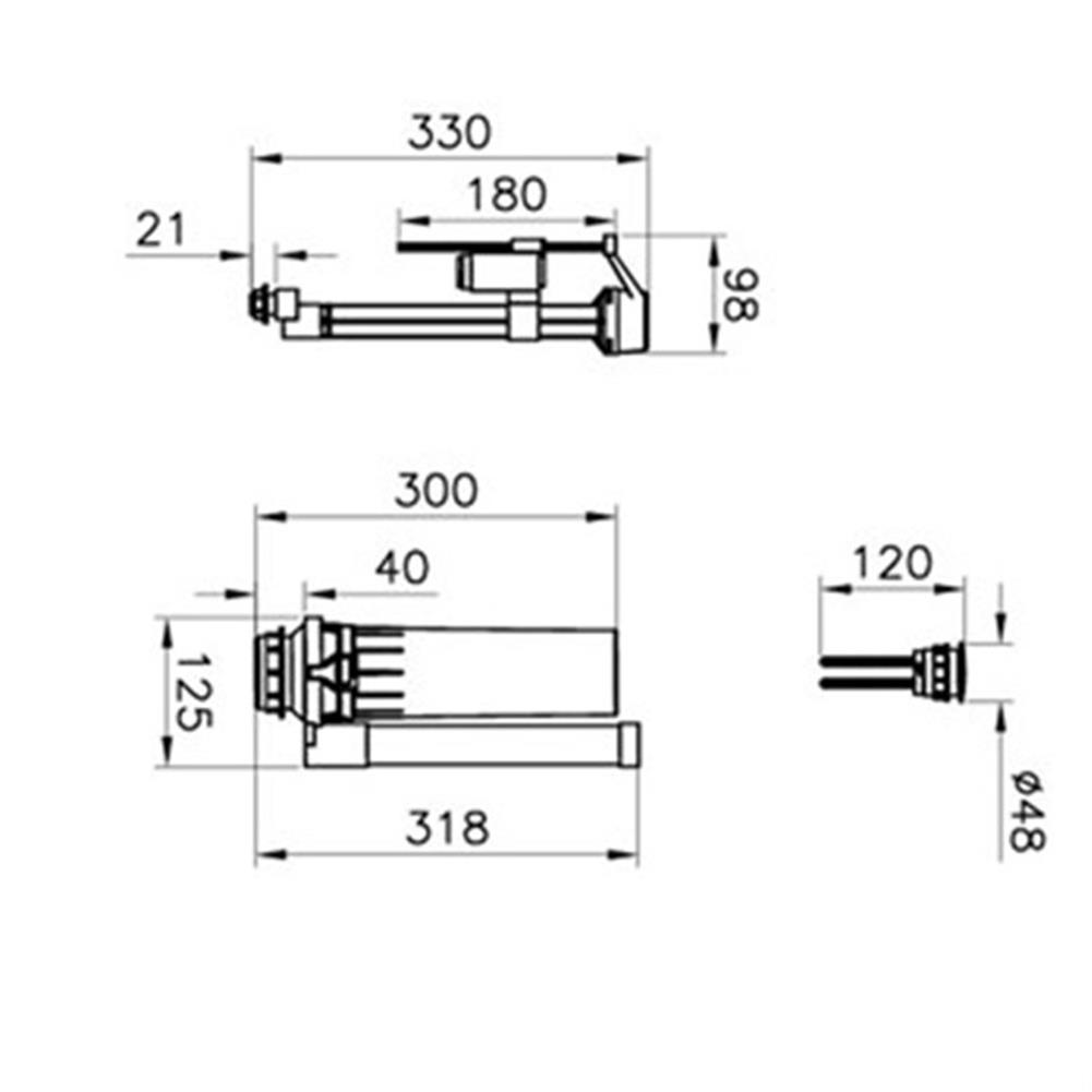 Vitra Plus İç Takım Alttan Girişli 2,5/4 Litre | 330B4210