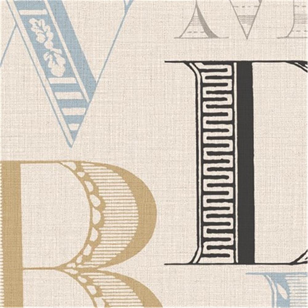 Duka Kelime Desenli Duvar Kağıdı | DK.13111-2