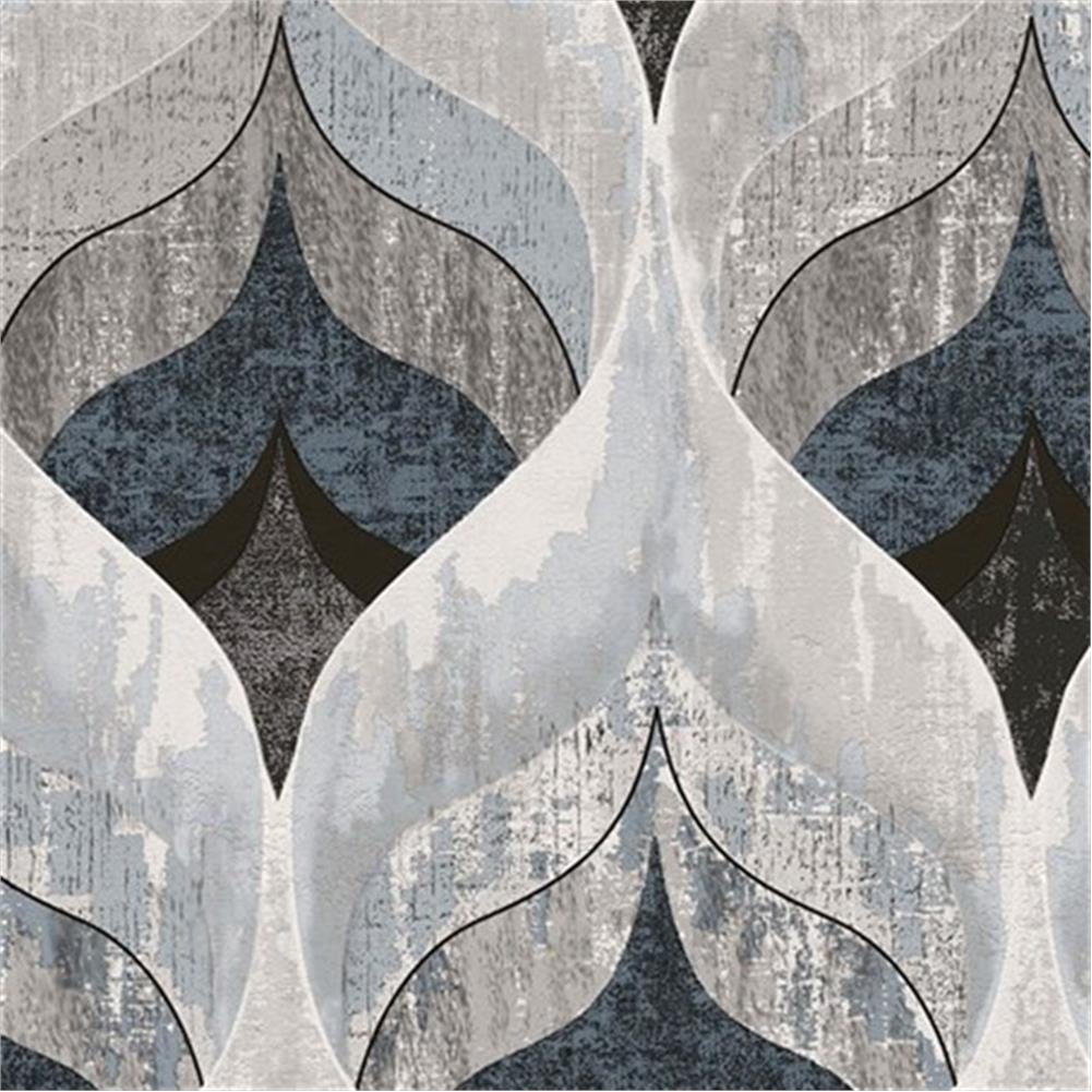 Duka Mavi Tonlu Duvar Kağıdı | DK.20191-2